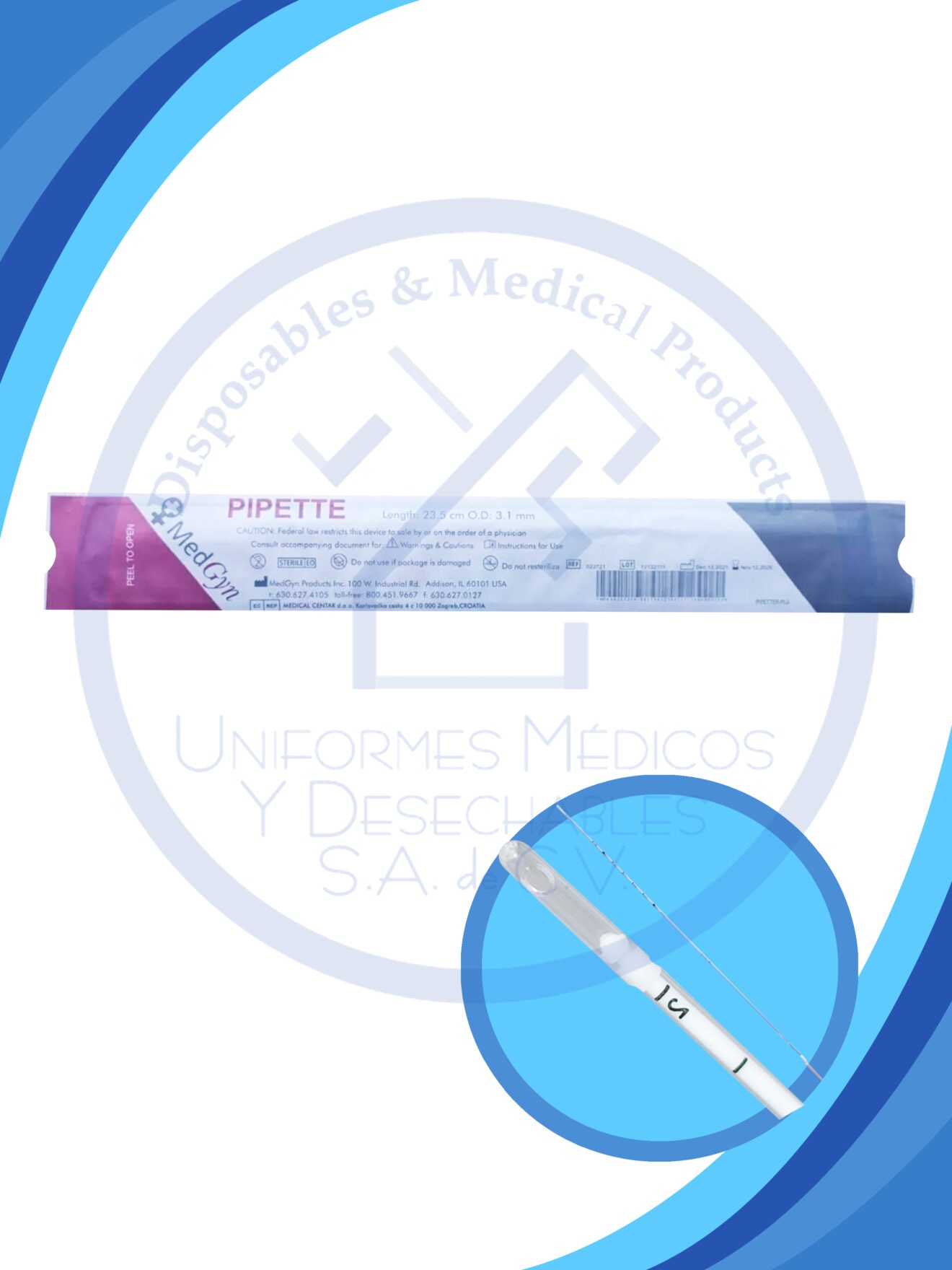 MC078, CANULA DE PIPELLE - UMD